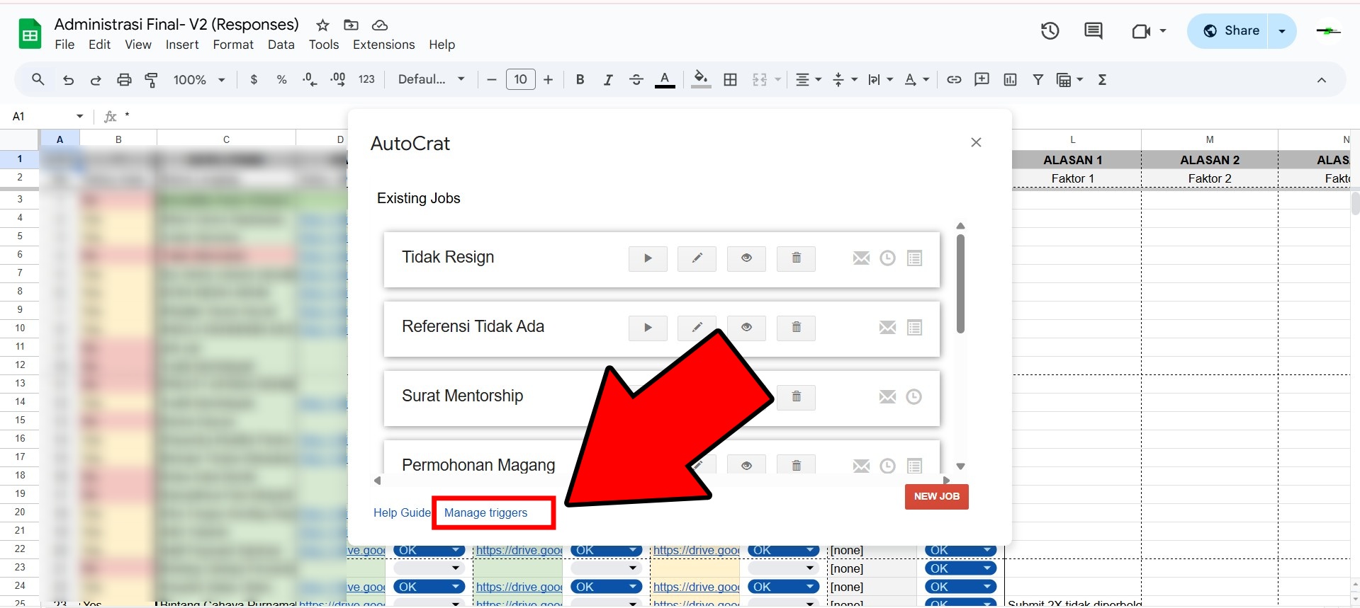 Pengetahuan Penting Terkait Penggunaan AutoCrat Add-on Google Sheets